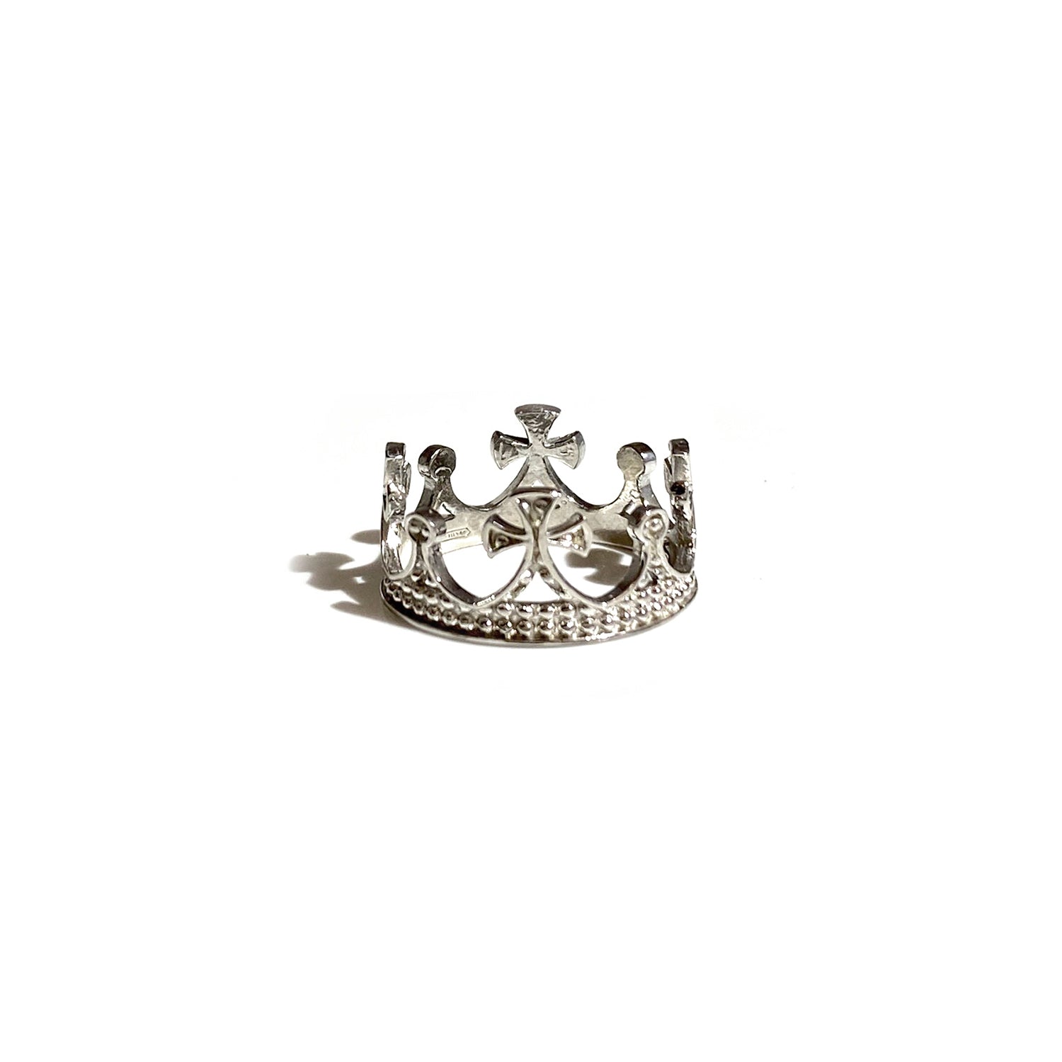 Anello Federico II corona in Argento 925. – Marchegiani